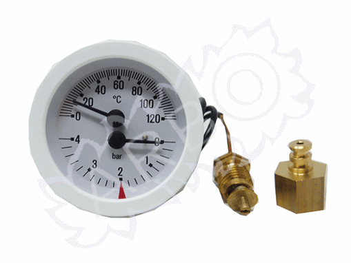 Arbo Iberica. KIT TERMOMANOMETRO A CAPILLAR